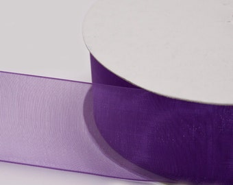 Tangerine Orange Organza Ribbon Organza Sheer Ribbon Widths