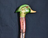 Mickey's Happy Hiking Sticks by MickeysHikingSticks on Etsy