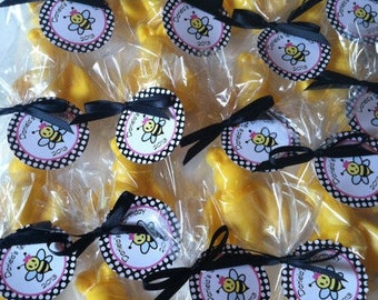 chocolate bumble bees/ bumble bee/ chocolate party favor/ bumble bee ...