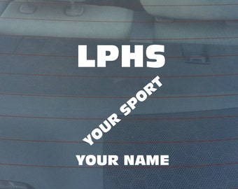 High school decal | Etsy