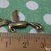 20 pcs Antique Bronze Hummingbird Bird Connector Charms