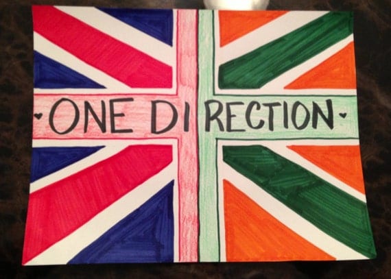 One Direction Symbol British Flag