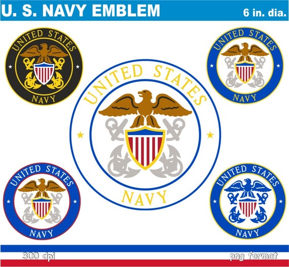 Digital Clipart U.S. Navy Emblem 5 PNG