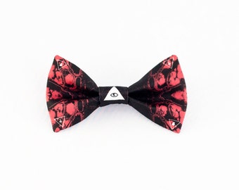 Popular items for gothic bow tie on Etsy