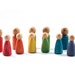 Waldorf Rainbow Peg People Eco Friendly Color by CakeInTheMorn