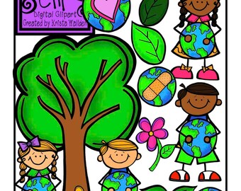 Earth Day Love (Creative Clips Digital Clipart)