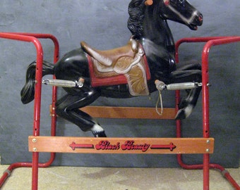 Vintage Ride On & Rocking Toys | Etsy