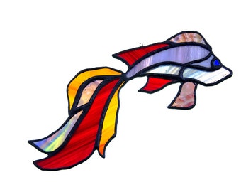Fish stained glass | Etsy