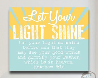 Let your light shine | Etsy