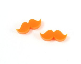 Popular items for orange mustache on Etsy