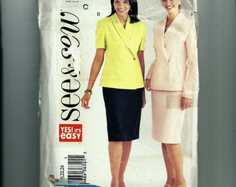 Simplicity Misses' Pullover Dress Pattern 5580 by NewAgain on Etsy