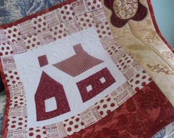 Schoolhouse quilt | Etsy