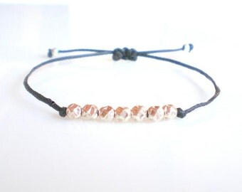 Friendship Bracelet Chocolate Brown Leather by KesTdesigns