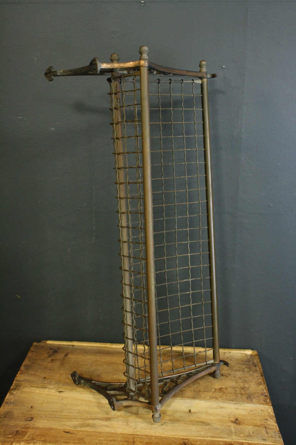 Brass Railroad Train Luggage Rack by sevenbc on Etsy