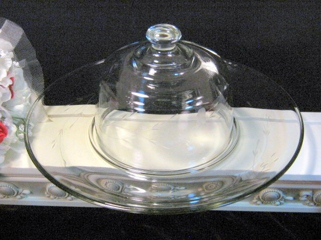 Vintage Princess House Heritage Crystal Cheese Cracker Dish Tray, 1970s ...