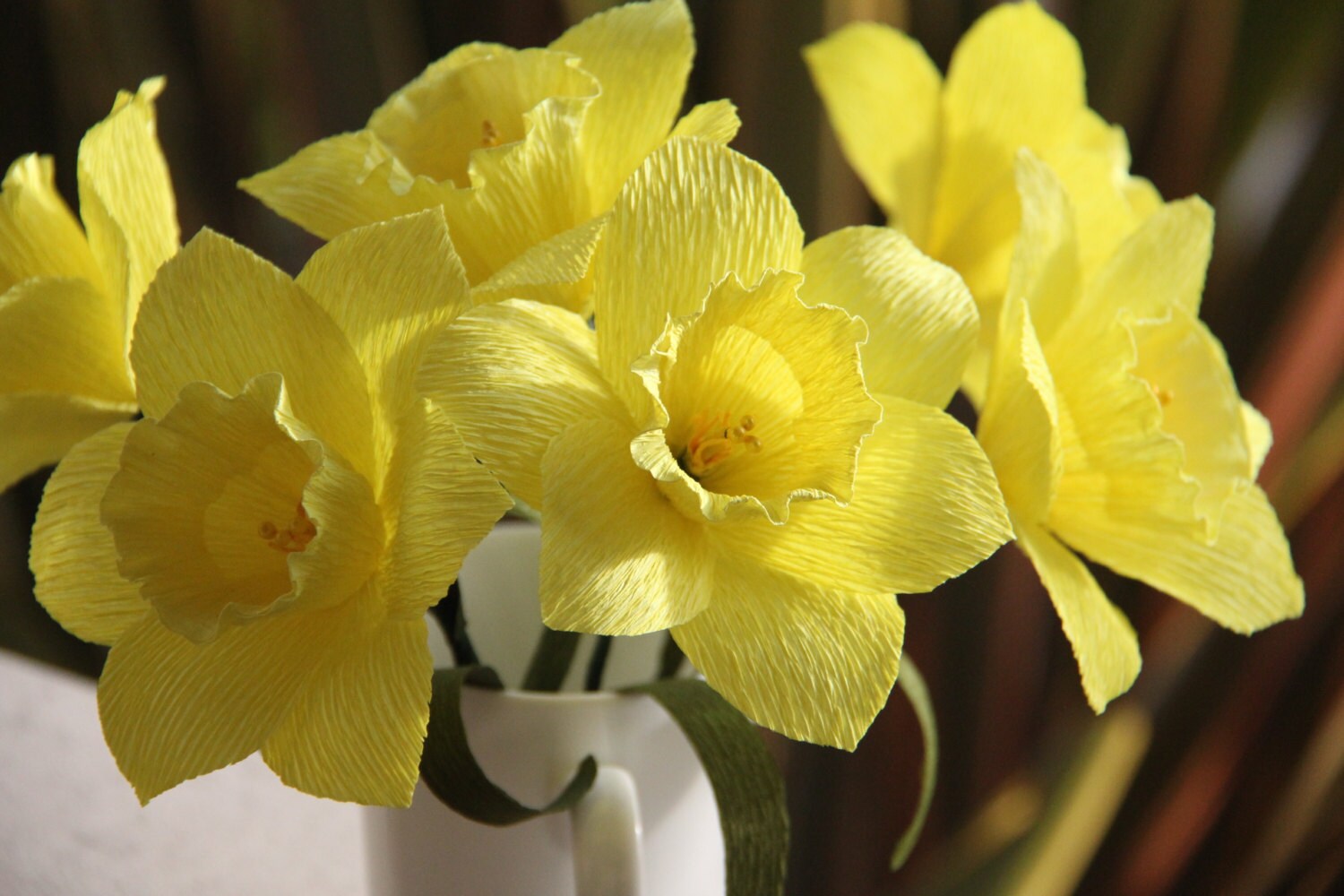 Daffodils Crepe Paper Flowers