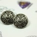 Metal Buttons Crown Shield Metal Buttons Antique Silver