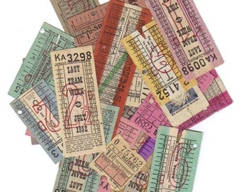Vintage train ticket | Etsy