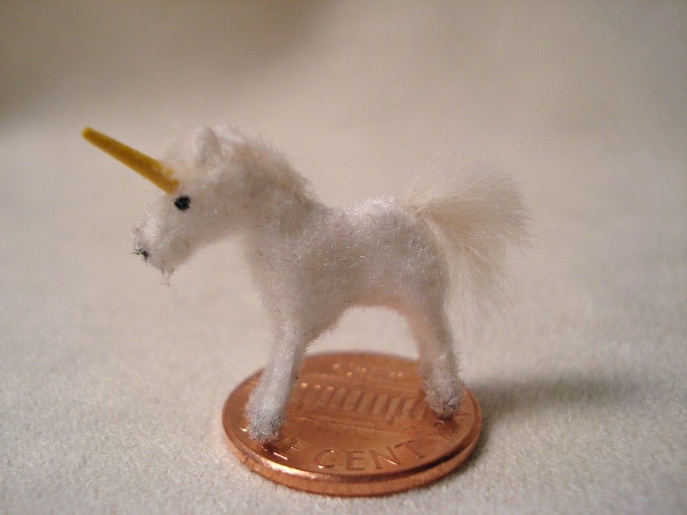 Tiny Unicorn for the Dollhouse
