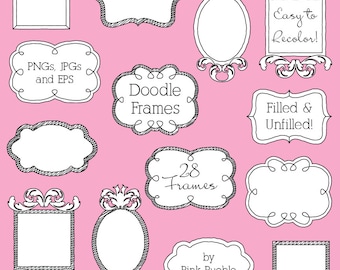 Hand drawn border | Etsy