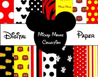 Popular items for mickey mouse digital on Etsy