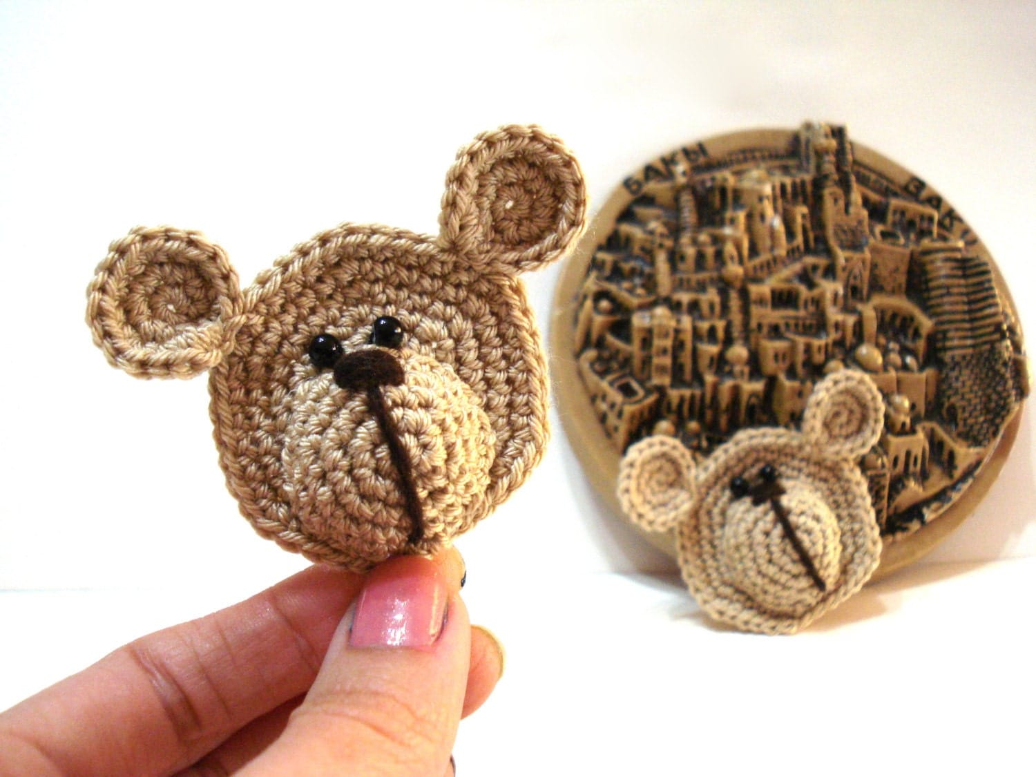 Crochet Bear Applique Pattern Crochet Tutorial