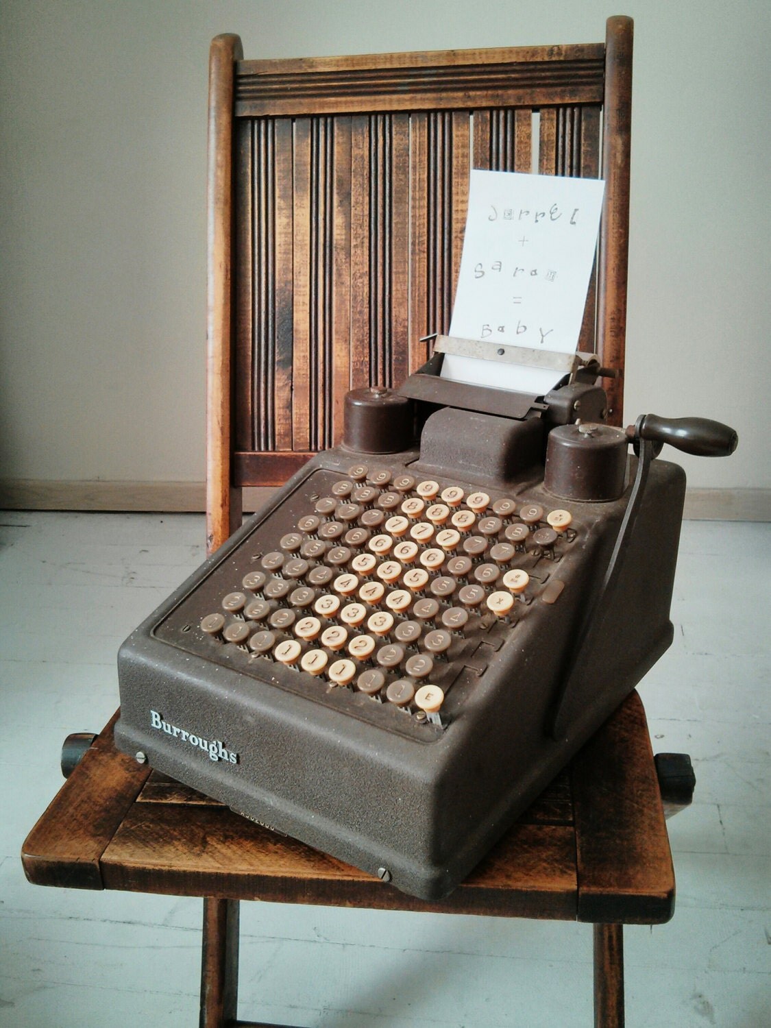 vintage adding machine