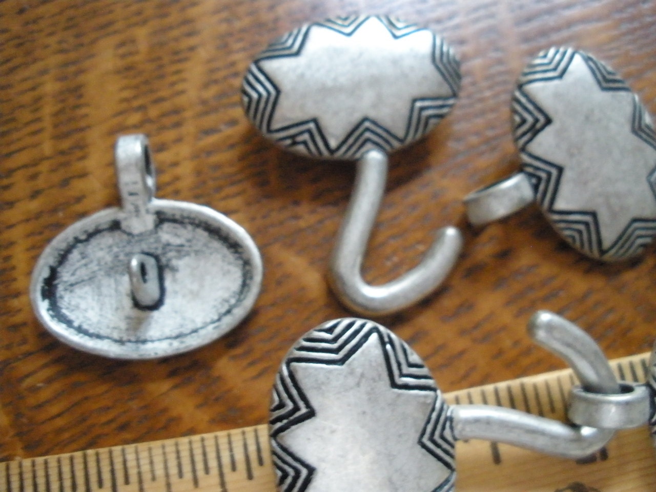 Cool Vintage Metal Button Clasp Hook and Eye Coat Closure