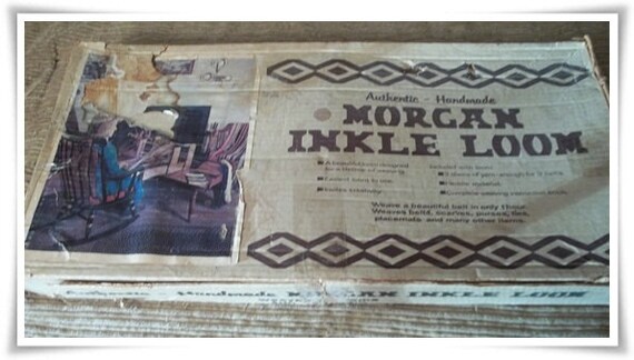 Vintage Morgan Inkle Loom in original box