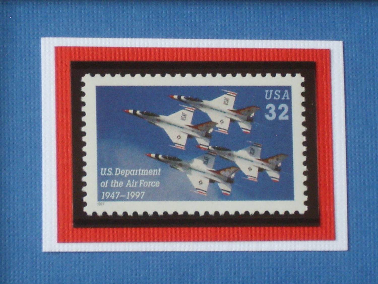 Salute to the Air Force Framed Postage Stamp Version 3