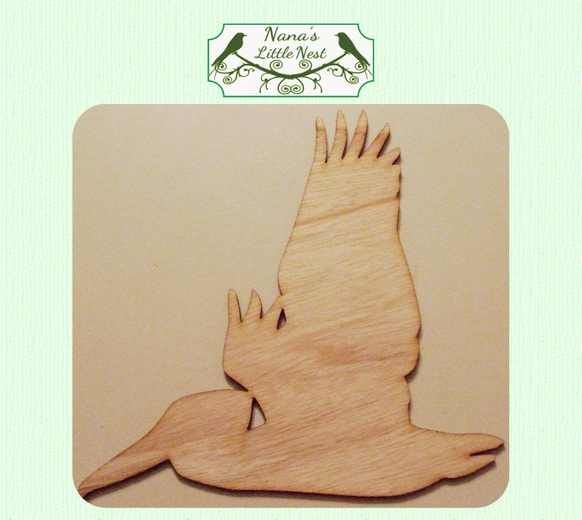 Pelican Wood Cut Out