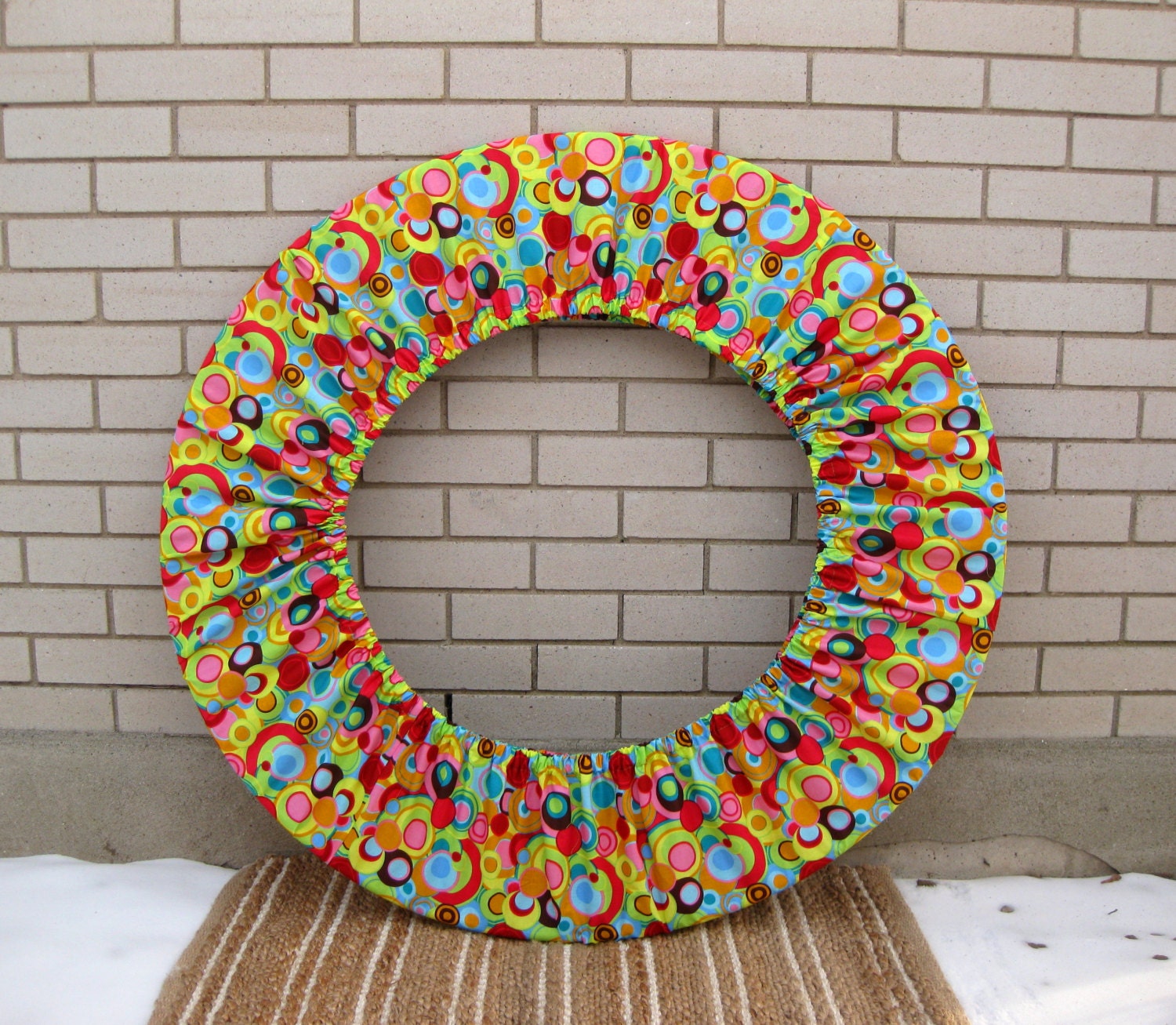 CUSTOM Hoop Cover With YOUR FABRIC Hoop Hugger Hoop Storage