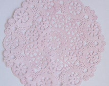 Popular items for pink paper doilies on Etsy