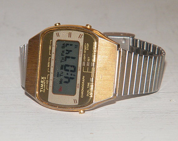 Timex F Cell Quartz Digital Chronograph by collectibletimepiece