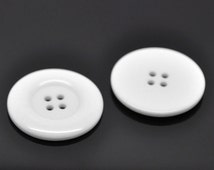 Popular items for white buttons on Etsy