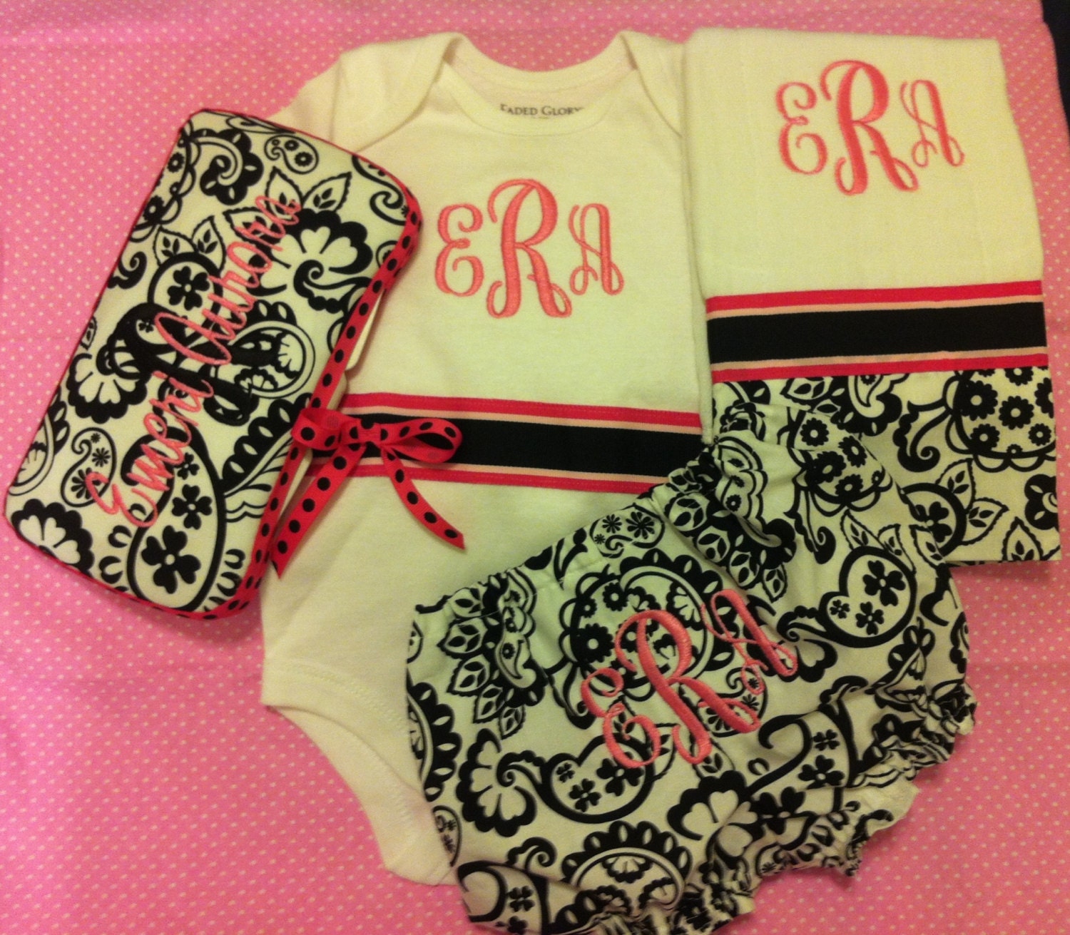 Monogrammed Baby Gift Set Includes Monogrammed One piece monogrammed-baby-gift-set-includes-monogrammed-one-piece