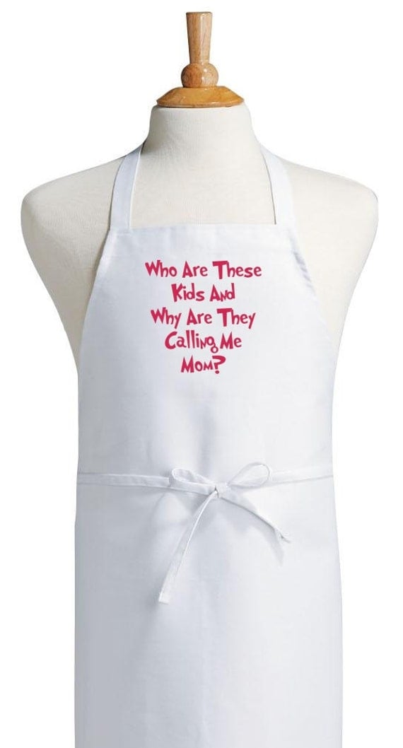 Who Are These Kids Funny Cute Aprons For Cooking by CoolAprons