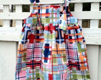 Madras plaid dress | Etsy