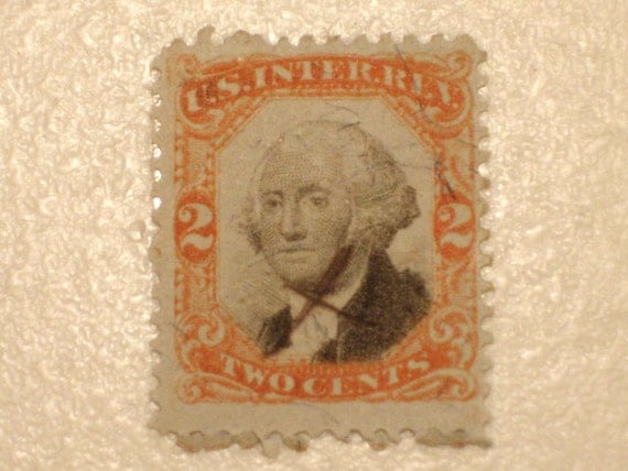 Antique US Internal Revenue 2 Cent Stamp Scott R135 1871 to