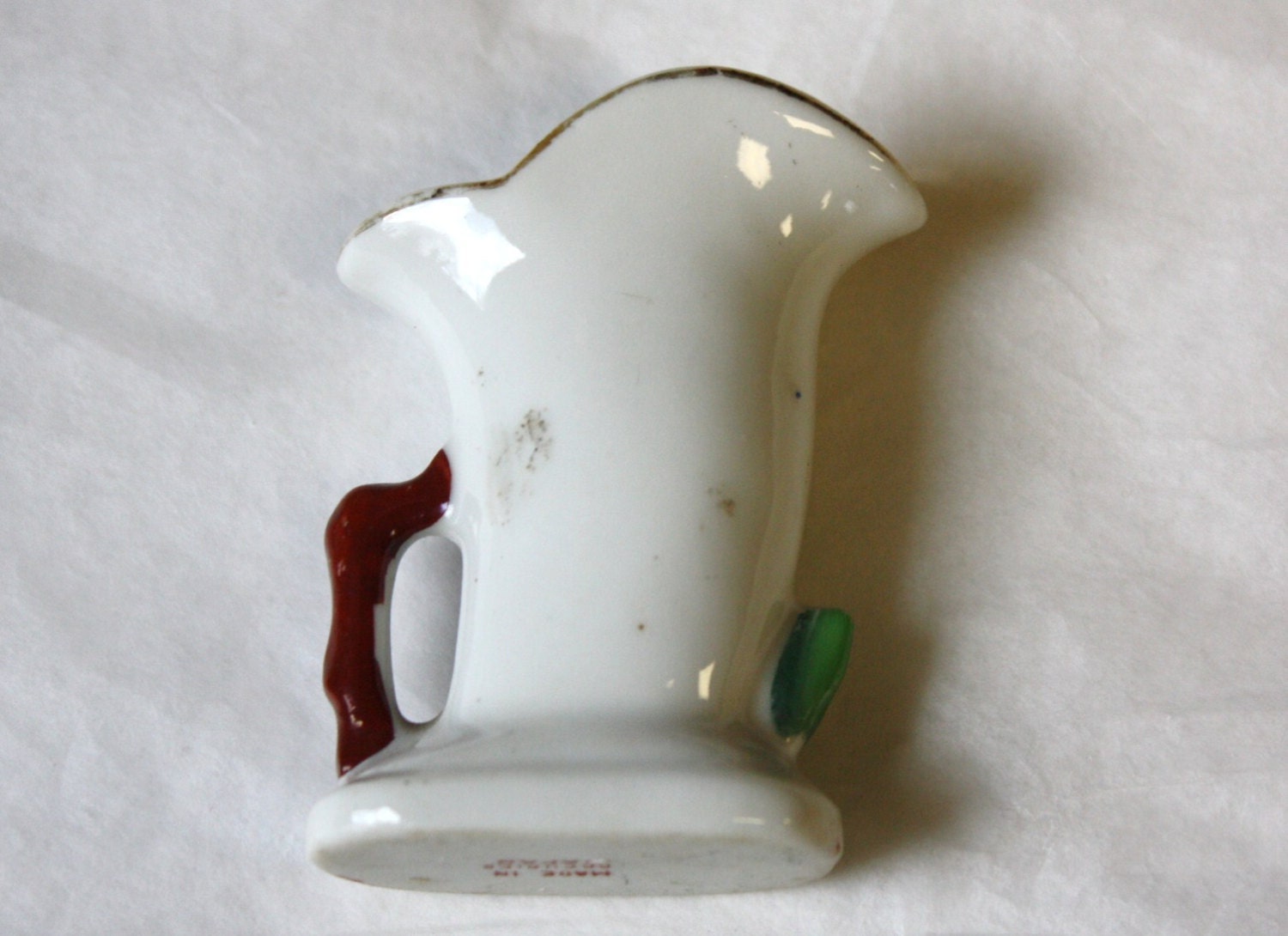 Made in Occupied Japan Miniature Pitcher Handpainted Flowers