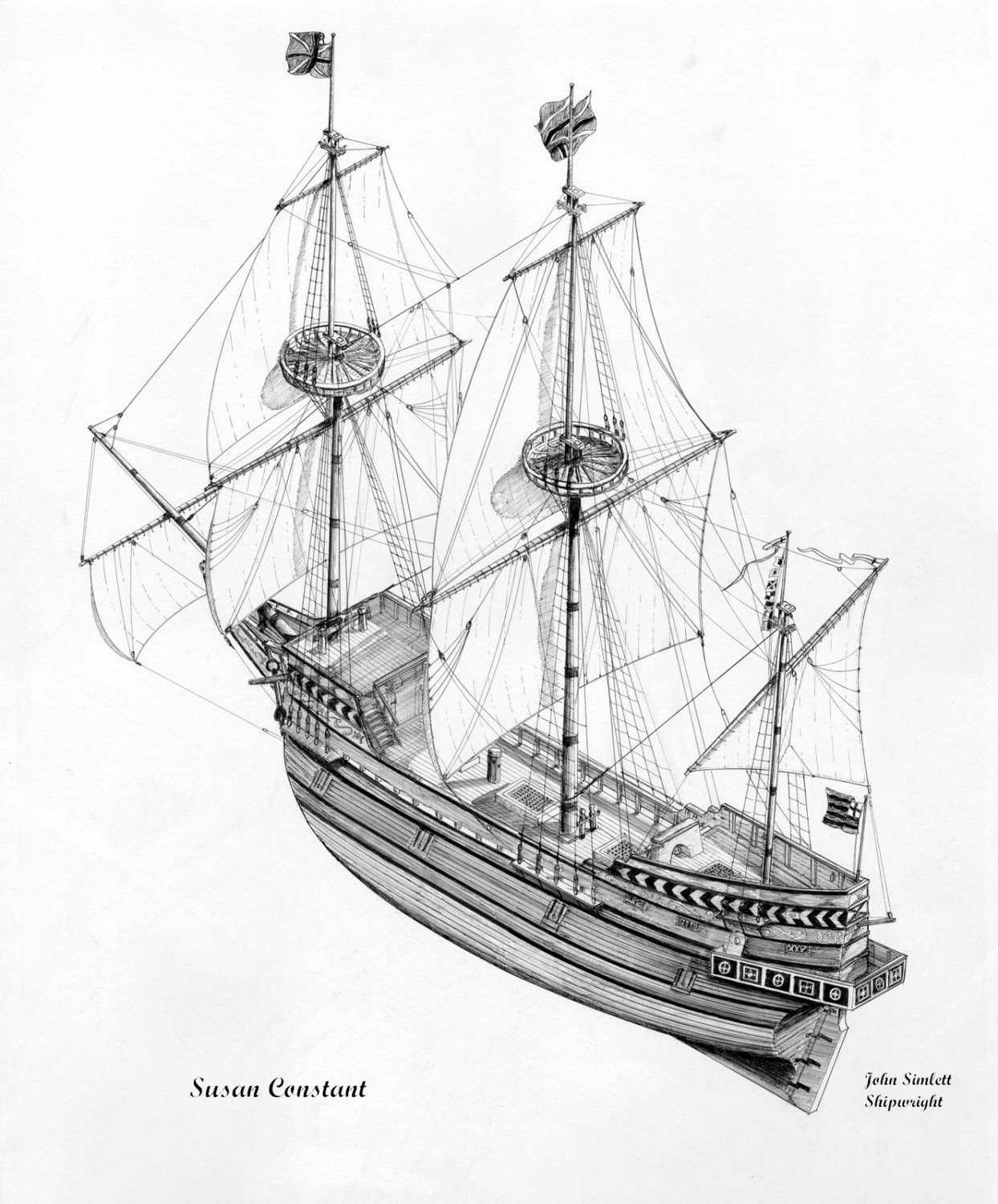 The Susan Constant by GatepostPictures on Etsy