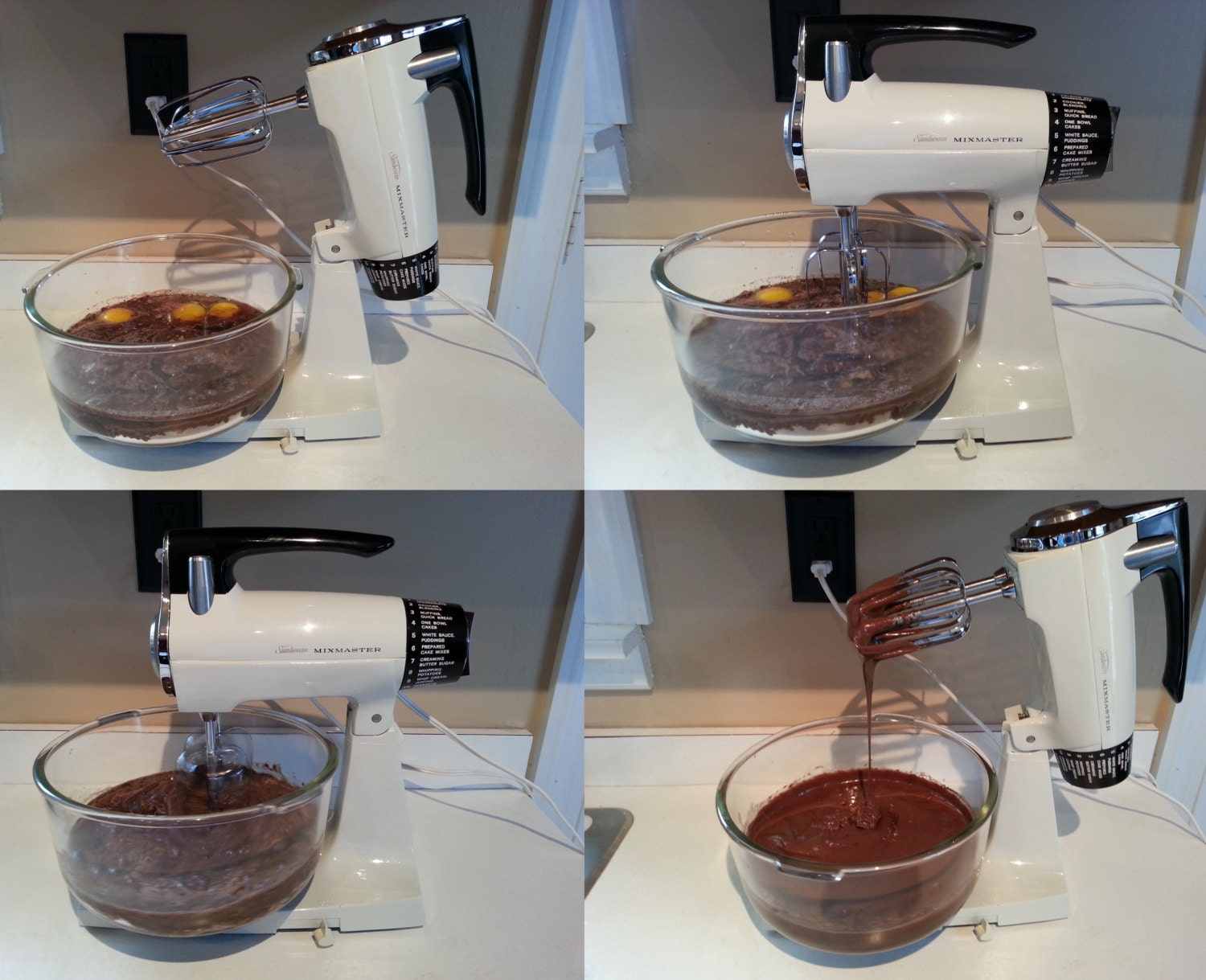 Vintage 12 Speed Sunbeam Mixmaster Stand Mixer