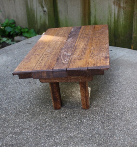 ON SALE Farmhouse Table DOLLHOUSE Miniature by UniquePrimtiques