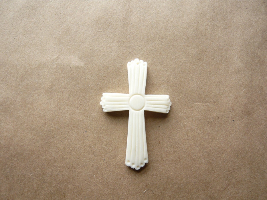 Vintage Carved Bone Cross – Haute Juice