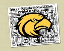 Popular items for southern miss on Etsy