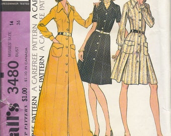 1970s Simplicity 7332 Junior/Misses Dress in Two by SewVintageLady