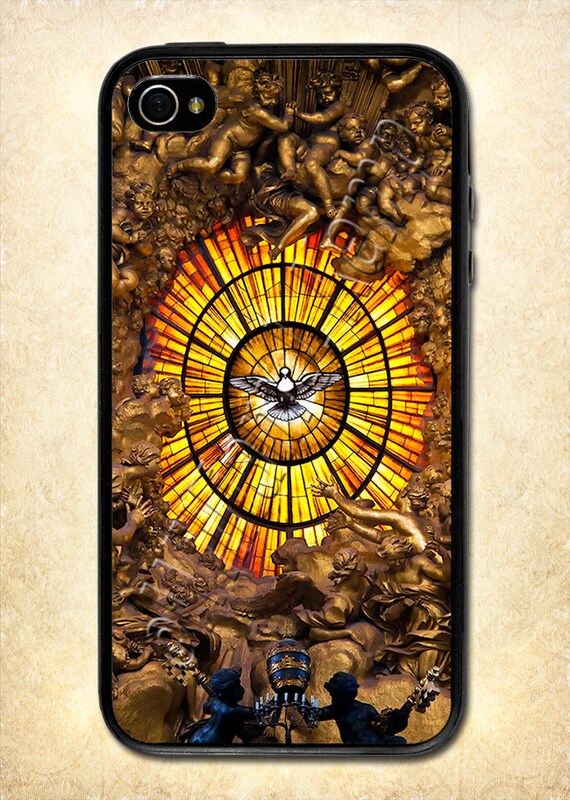 Items similar to St. Peter's Basilica Holy Spirit Detail iPhone Case ...