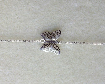 Butterfly anklet | Etsy