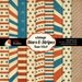 Stars & Stripes Digital Scrapbook Paper vintage July 4th