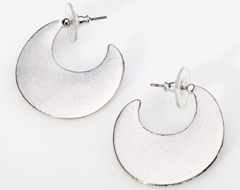 Popular items for half moon earrings on Etsy